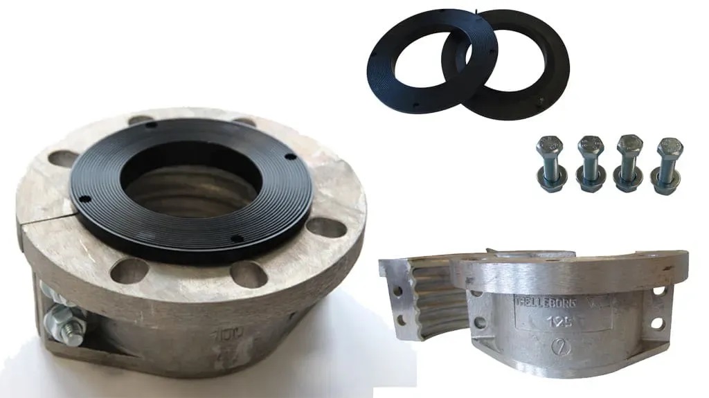 END LOCK SYSTEM, Flexible rubber hoses for suction of highly abrasive ...